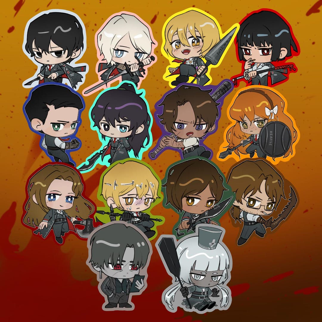 Limbus Company Stickers // Yi Sang, Faust, Don Quixote, Ryoshu ...