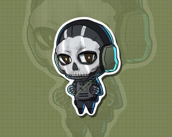 Ghost Sticker Call of Duty - Etsy