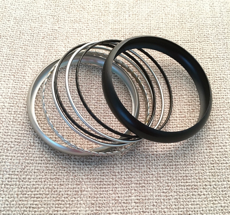 Luxury Multiple Metal Bangle Bracelets Set 7pcs/set Indian - Etsy
