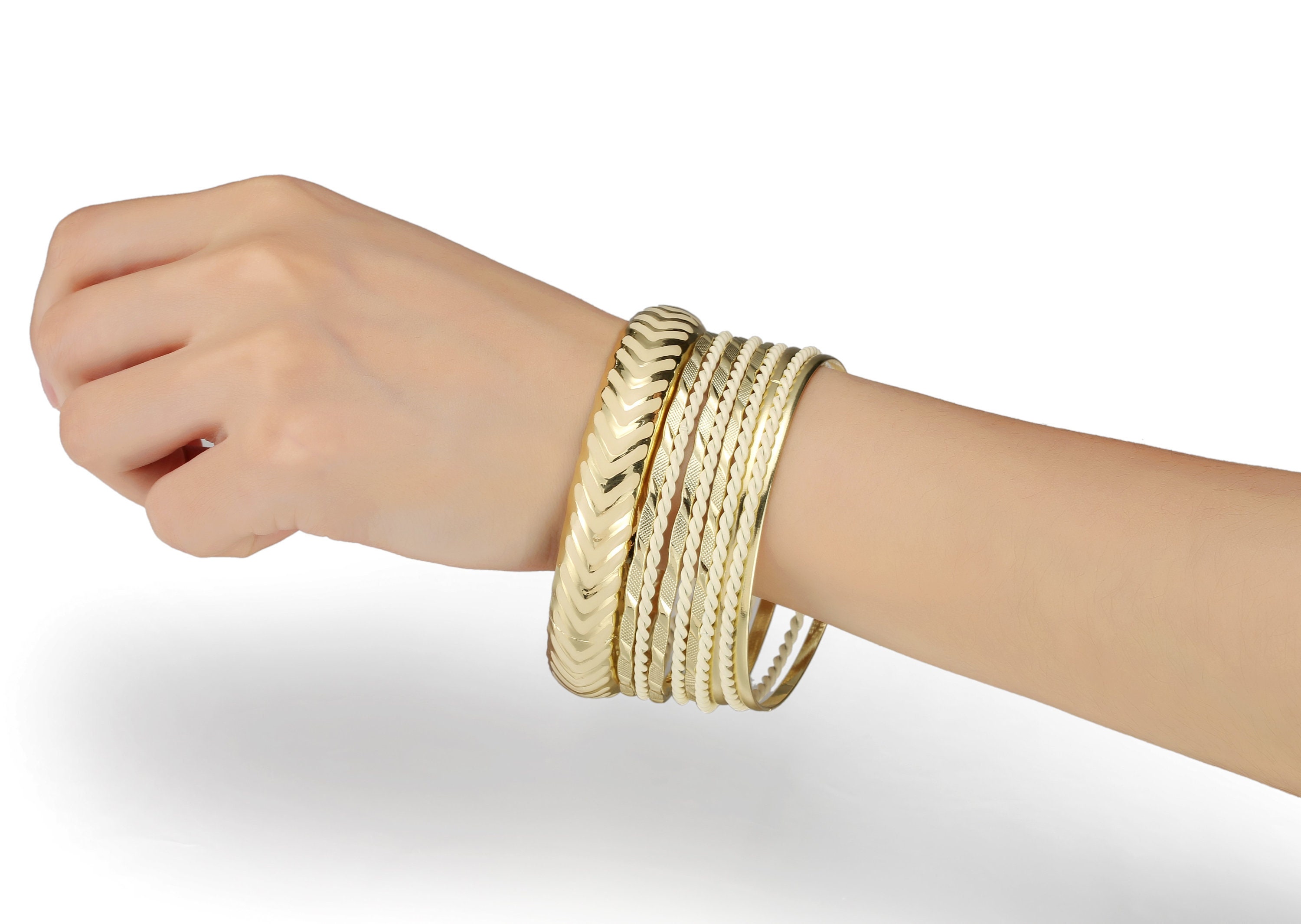 Indian African Bangles Painting Enamel Coating Metal Bangle | Etsy