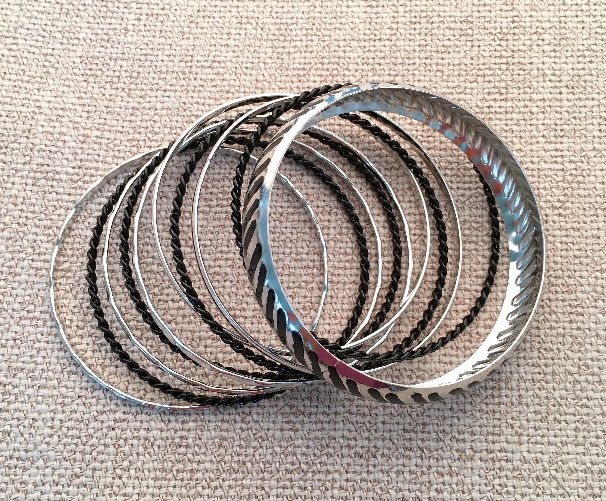 Indian African Bangles Painting Enamel Coating Metal Bangle | Etsy