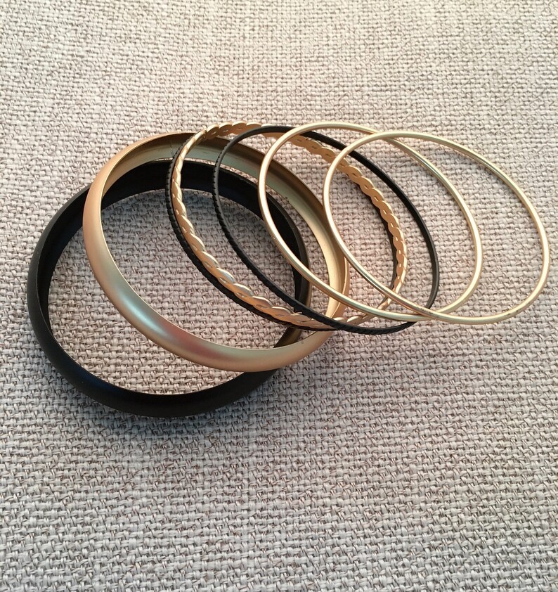 Luxury Multiple Metal Bangle Bracelets Set 7pcs/set Indian - Etsy
