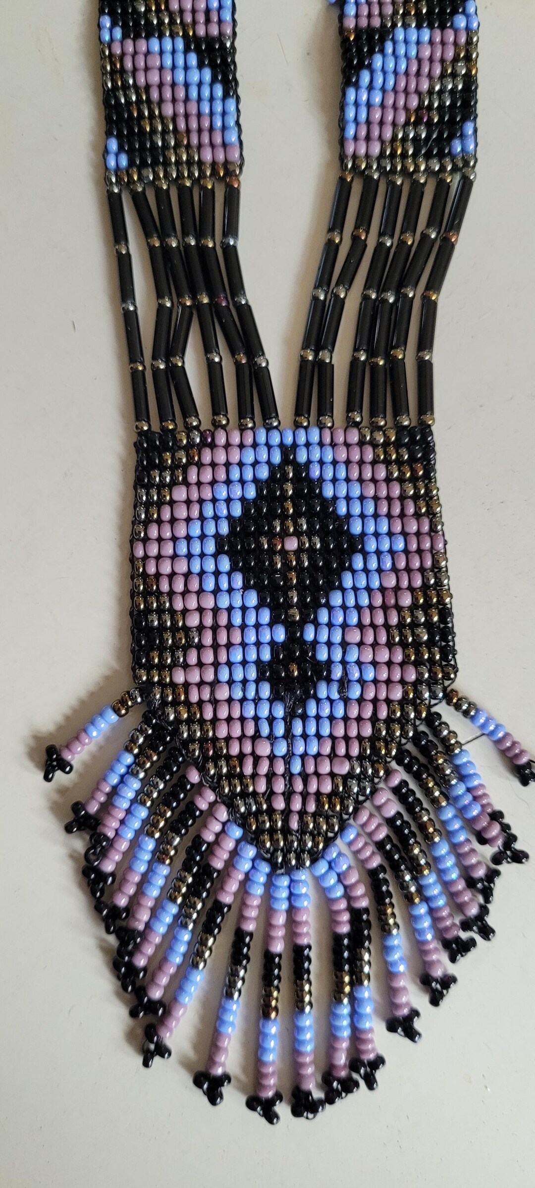 Beaded Indigenous Necklace Made by Hand in Guatemala. - Etsy