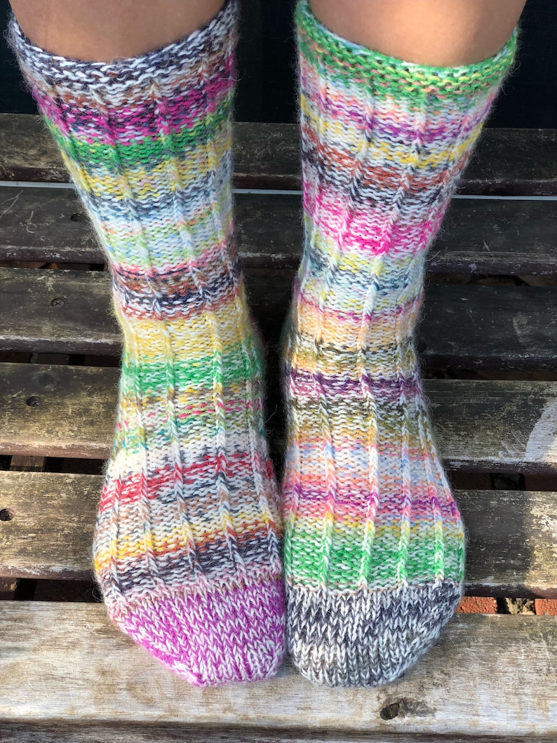Scrappy Socks and How to Knit Them Instructions. Your Guide in Scrappy ...