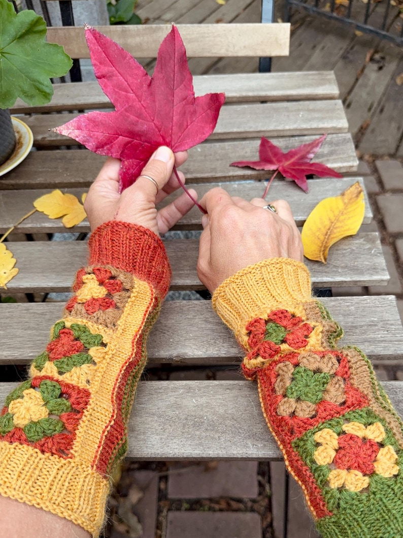 Amanda's Hand Warmers Knitting/crochet Hybrid Pattern (PDF Download) - Etsy