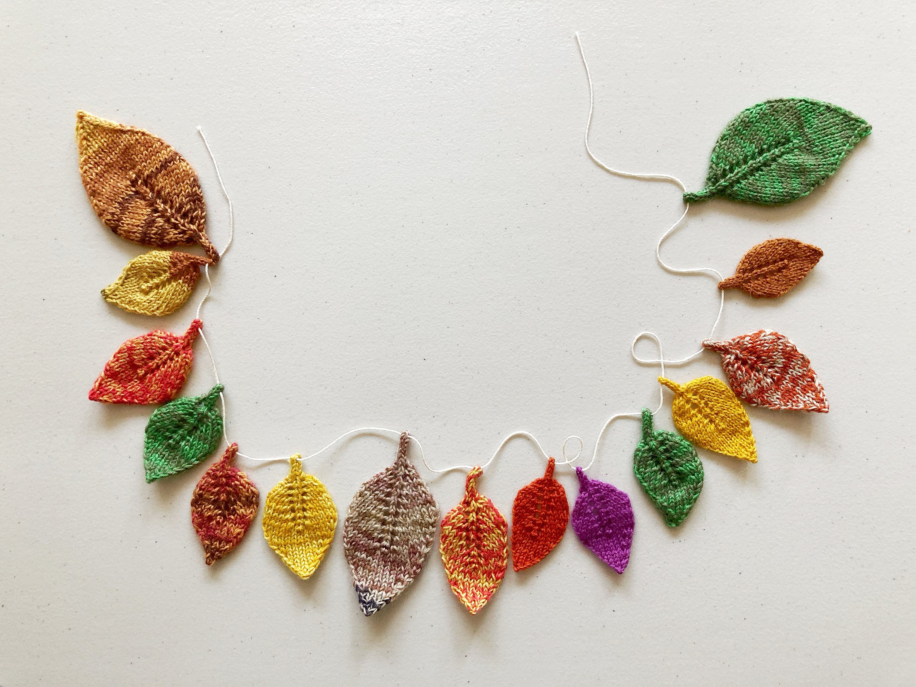 Autumn Leaves KNITTING PATTERN. Digital File. Download ONLY. - Etsy