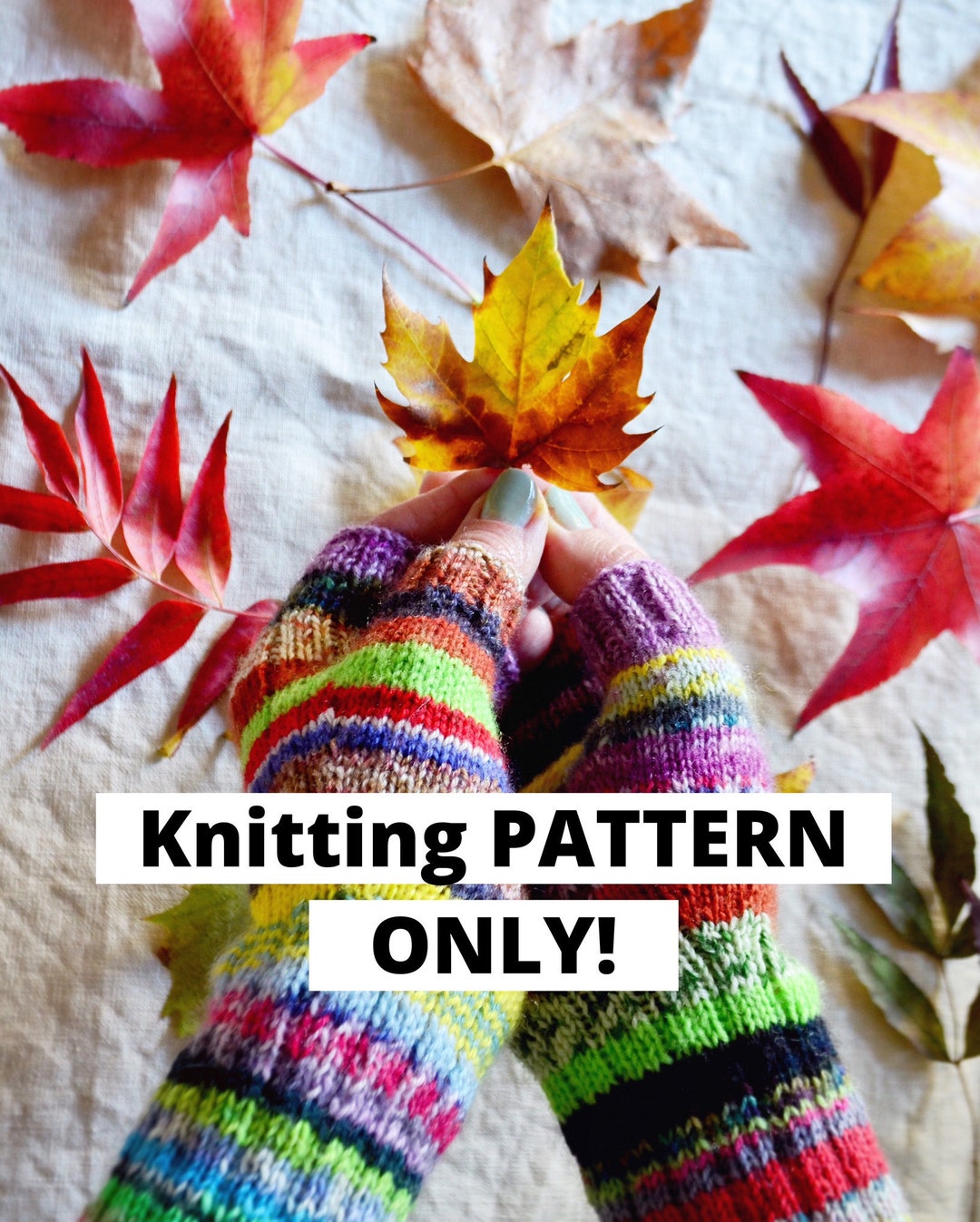 Everything November Mitts KNITTING PATTERN. Pdf Pattern. Instant ...