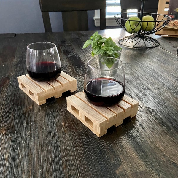 Mini Pallet Coaster - Etsy