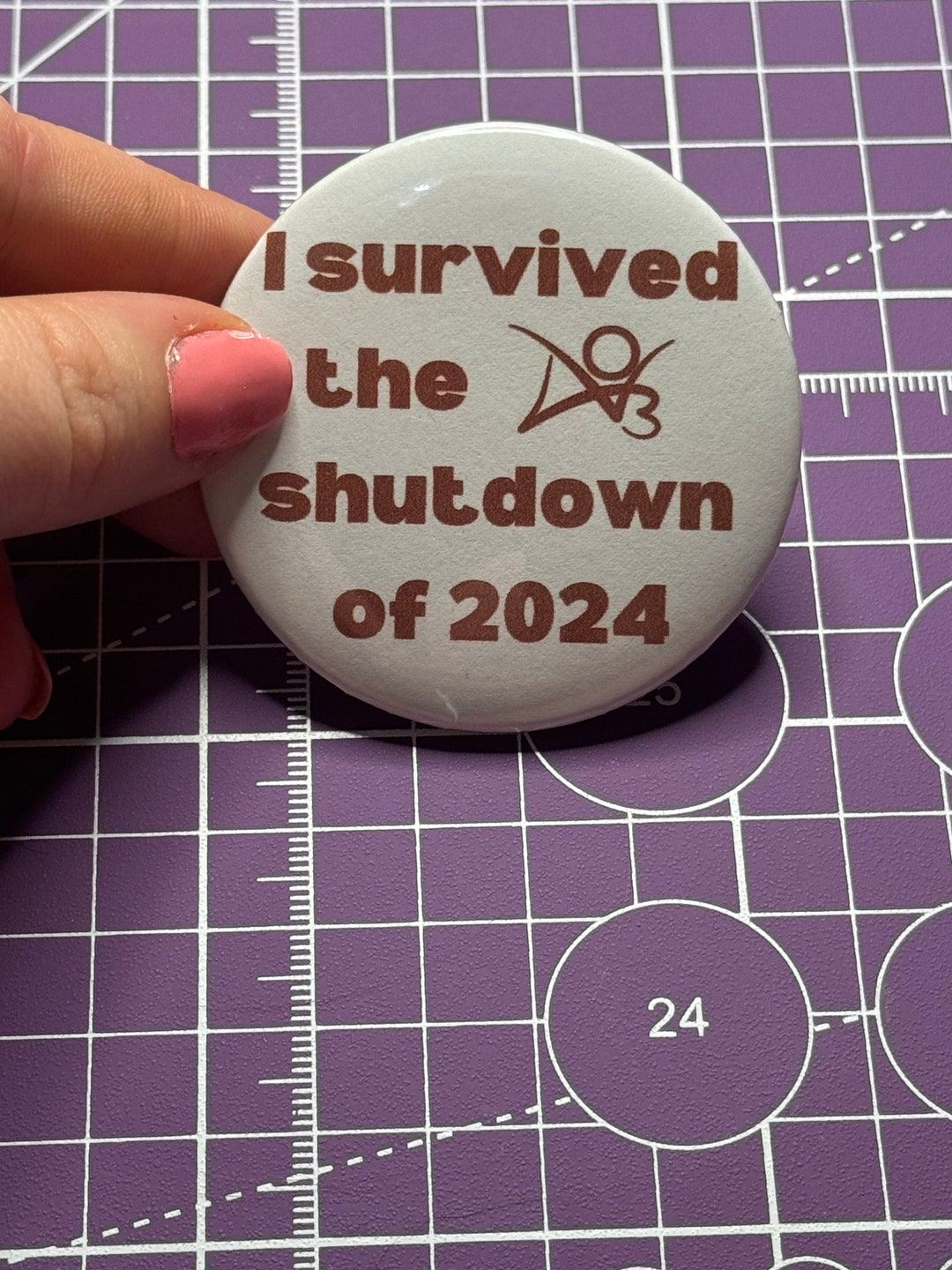 Ao3 Shutdown Button Badge Pin Fanfic - Etsy