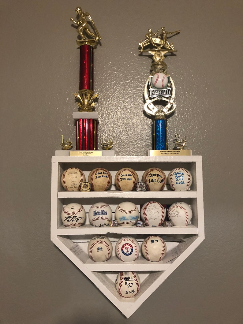 Baseball Display Trophy Display Baseball Shelf Regulation - Etsy