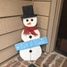 Reclaimed Wood Rustic Farmhouse Snowman - Etsy