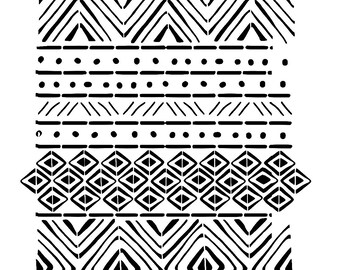 African stencil | Etsy