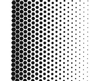 Geometric Art Deco Stencil | Etsy