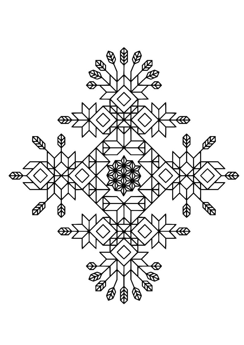 Geometric Sacred Geometry Stencil Reusable Wall Stencil Screen Printing ...