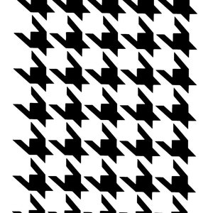 Houndstooth Reusable Washable Stencil - Etsy