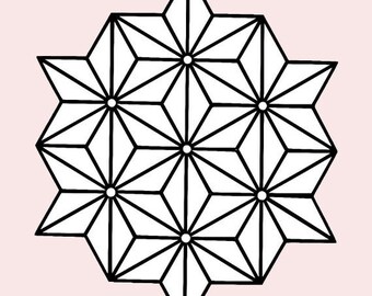 Geometric Sacred Geometry Stencil Reusable Wall Stencil Screen - Etsy