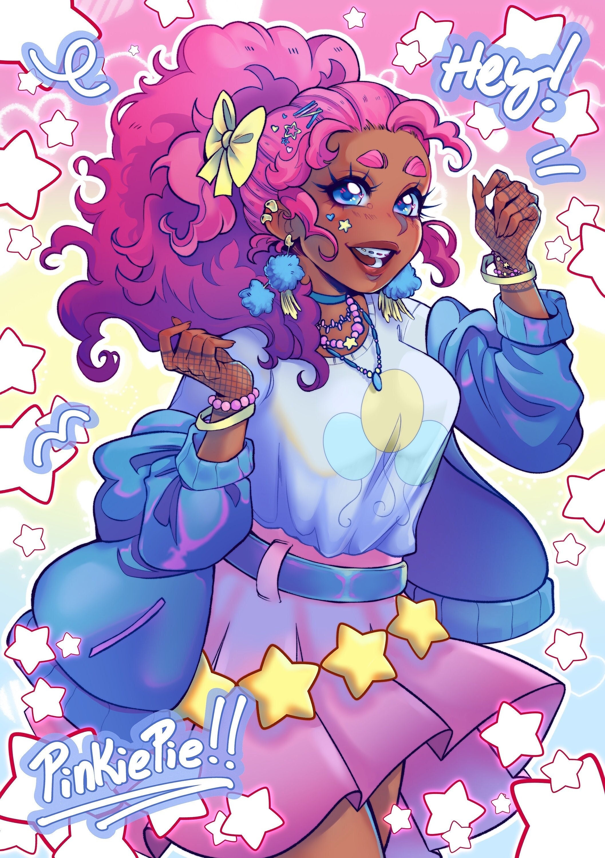 Discord And Pinkie Pie Human