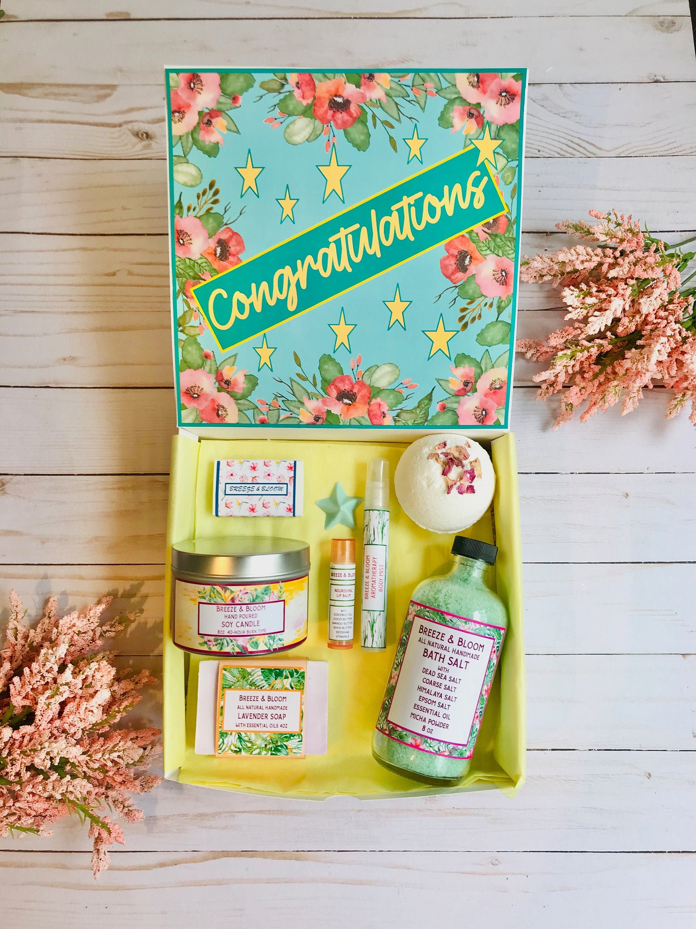 Congratulations Gift Spa Gift set Spa Gift Basket Spa Gift | Etsy