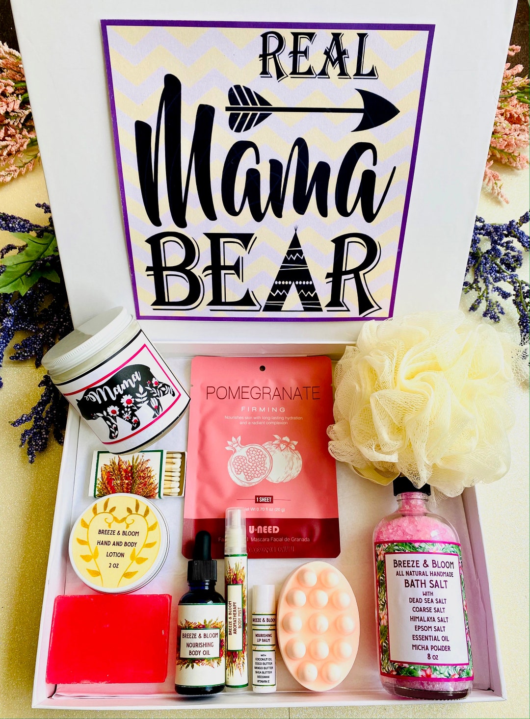 Mama Bear Spa Gift Box | Mothers Day Gifts | Spa Gift for Mom | Spa ...