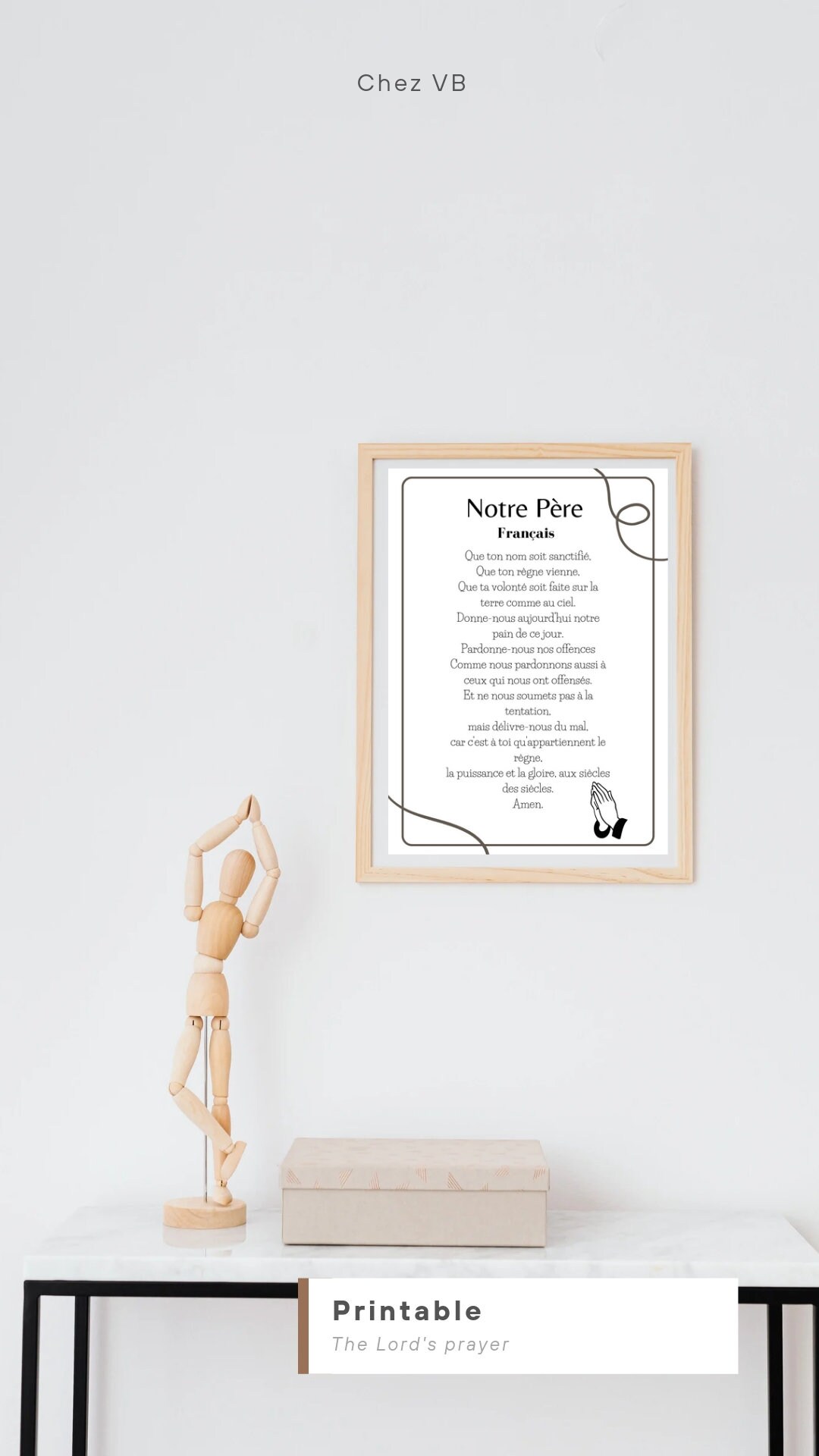 Minimalistic Style of the Lord's Prayer in 10 Different Languages - Etsy