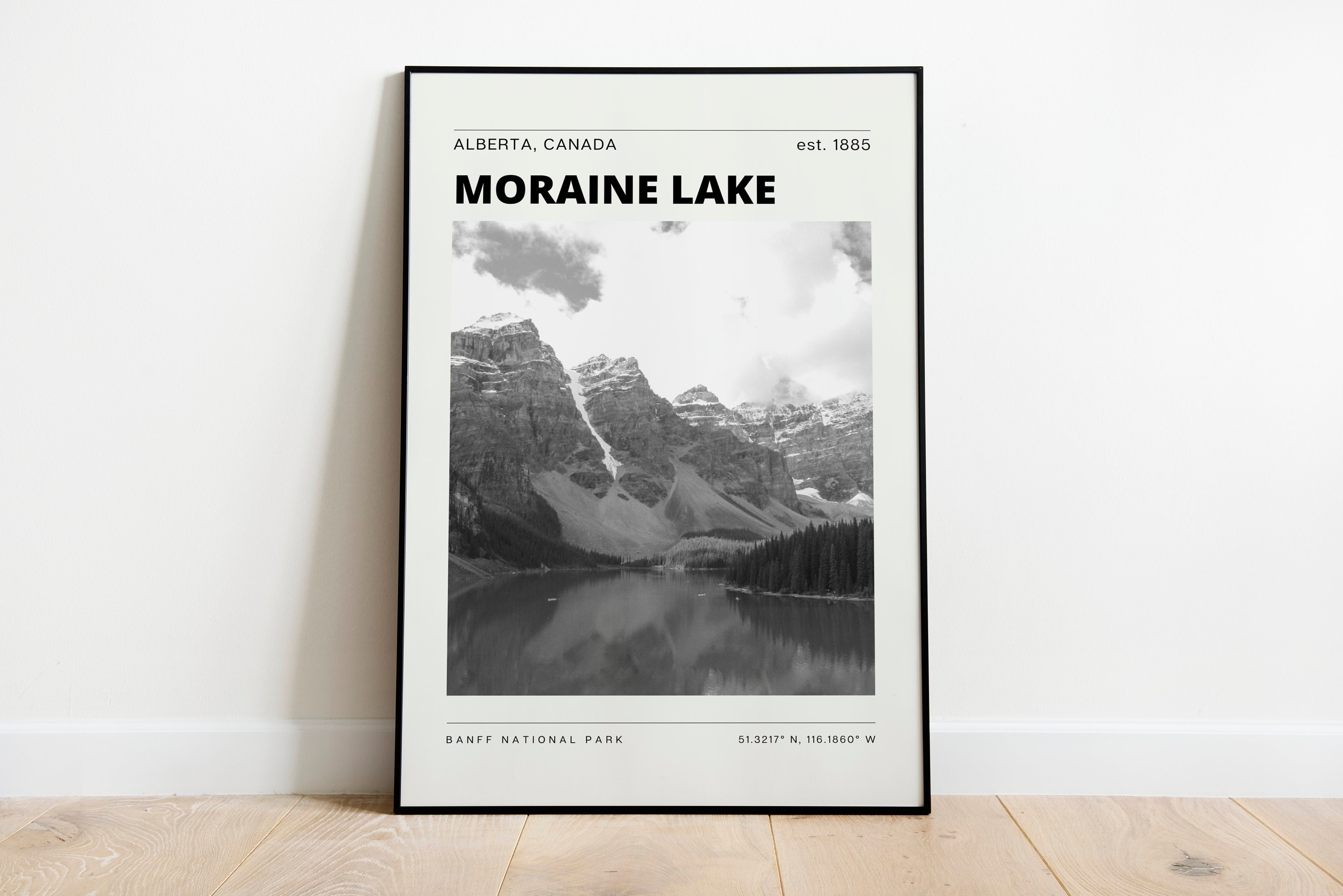 Moraine Lake Photo Banff National Park Alberta Canada Poster National ...