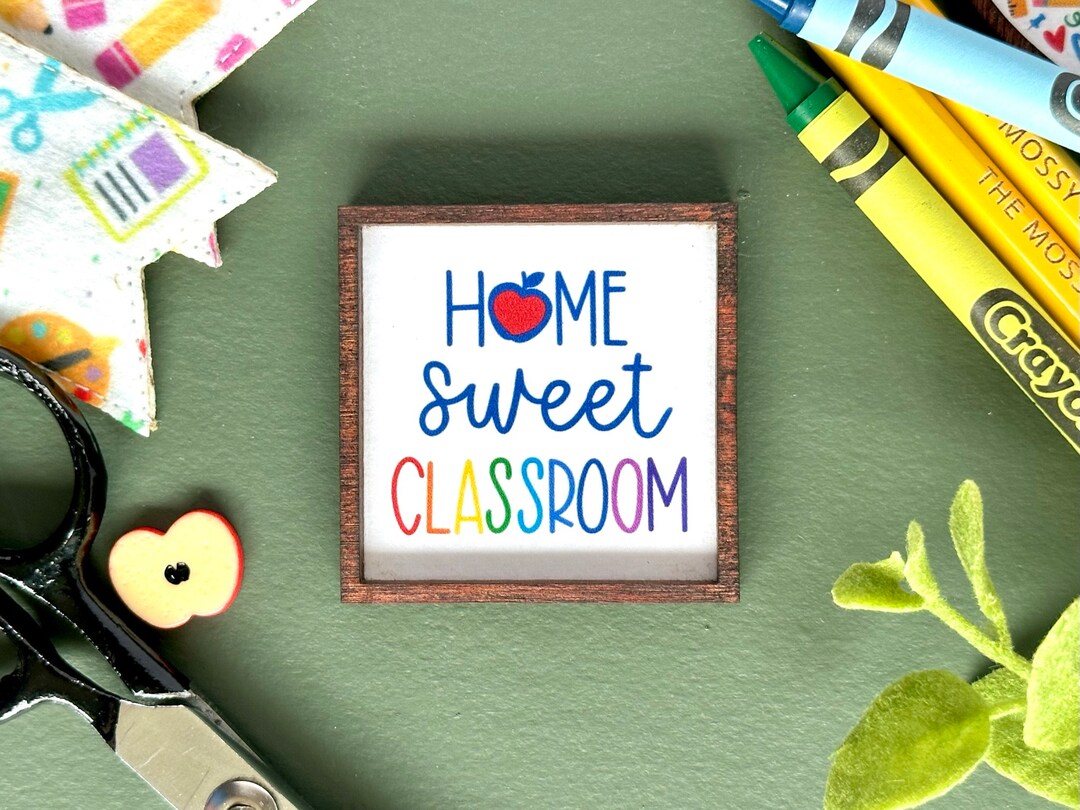 Wood Framed Miniature Sign | Farmhouse Type | Tiered Tray Décor ...