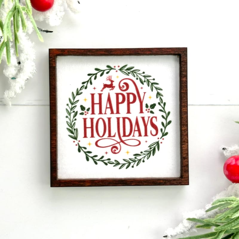 Holiday Decor Sign - Etsy