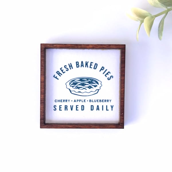 Fresh Baked Pies Sign - Etsy