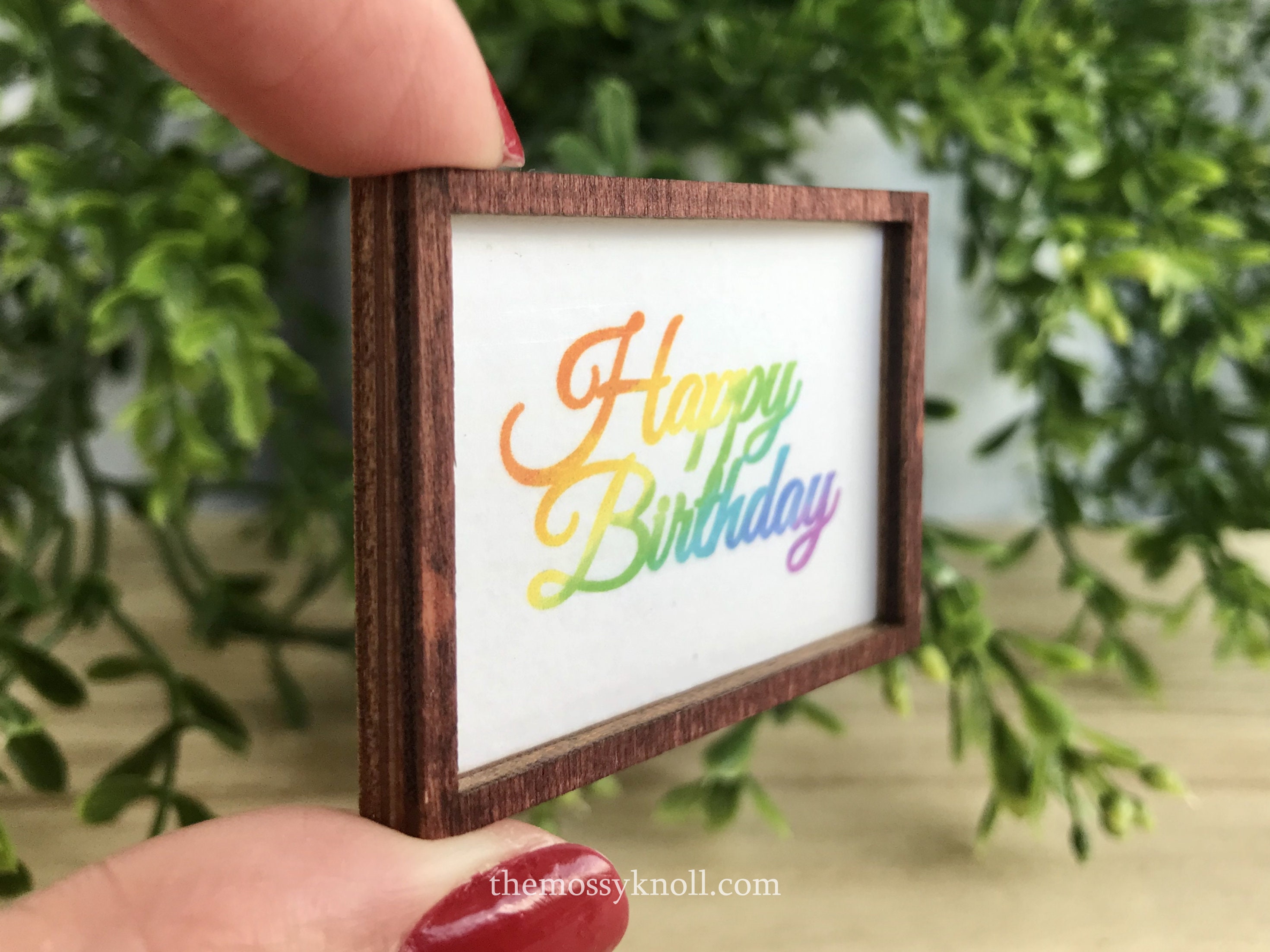 Wood Framed Miniature Sign | Farmhouse Type | Tiered Tray Décor ...