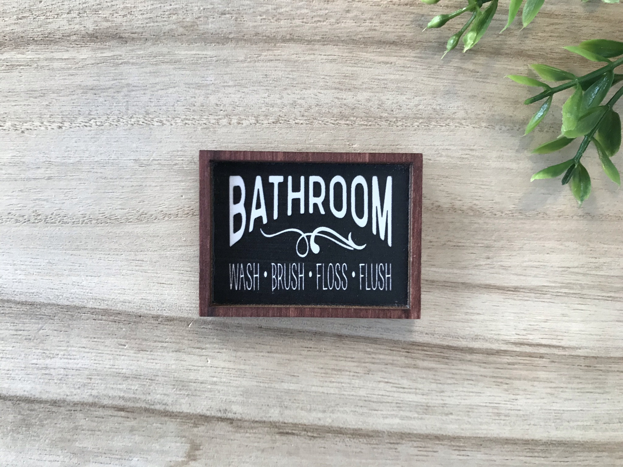 Wood Framed Miniature Sign | Tiered Tray Décor | Handmade in U.S.A ...