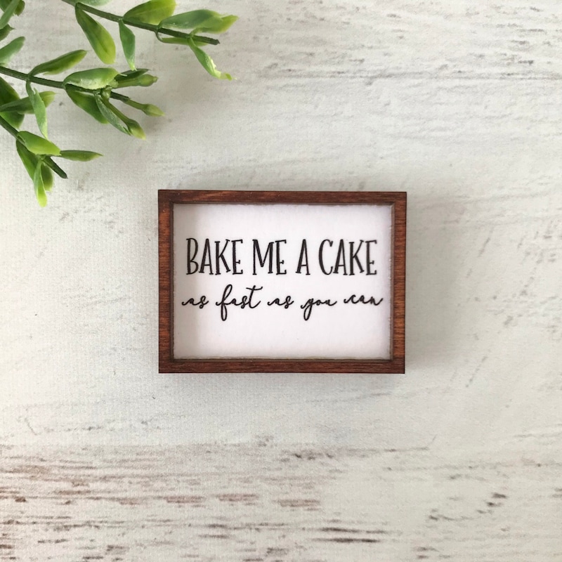 Bake Sign - Etsy