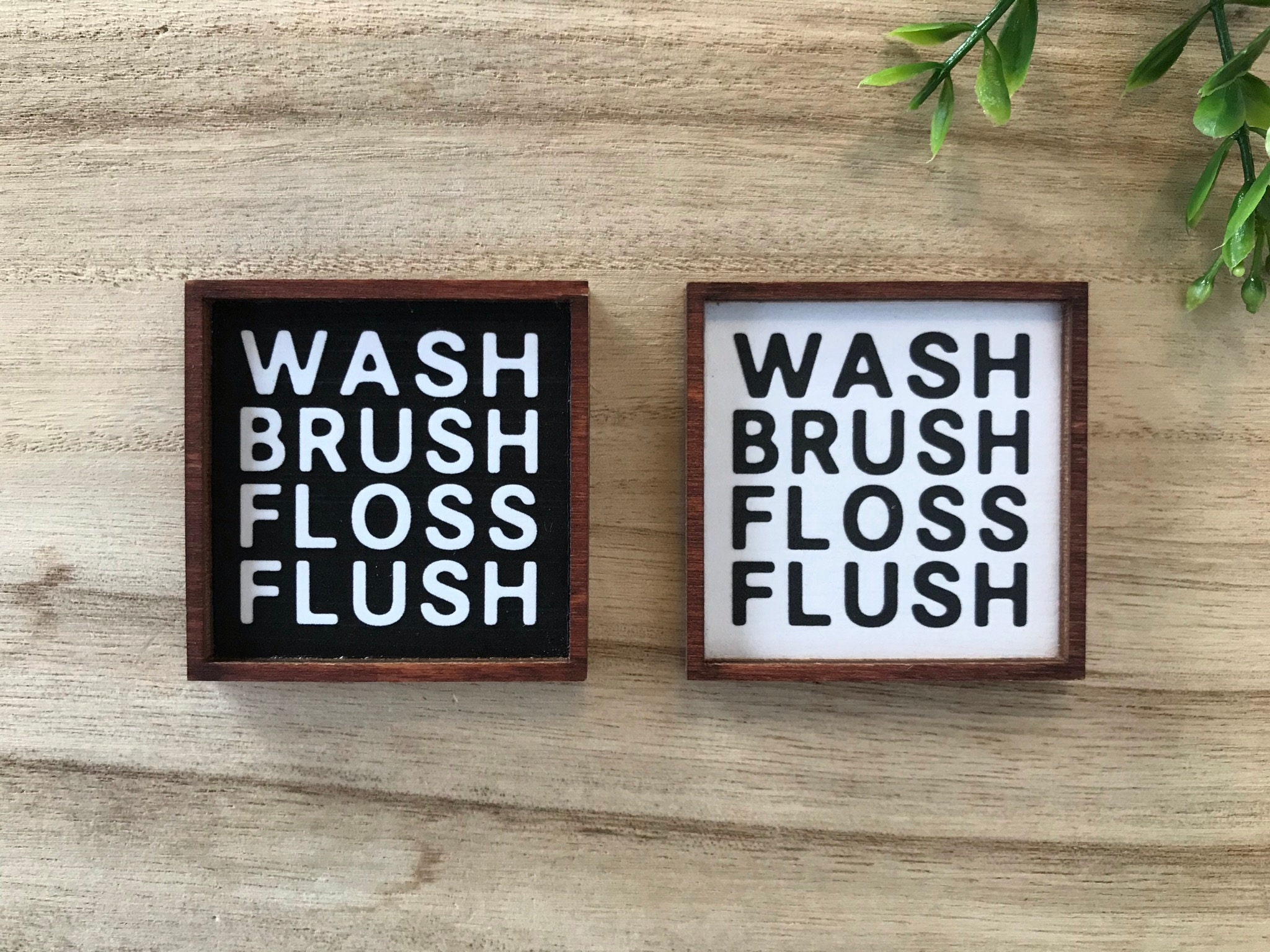 Wood Framed Miniature Sign | Tiered Tray Décor | Handmade in U.S.A ...