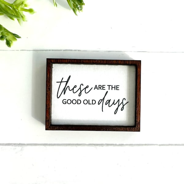 The Good Old Days - Etsy
