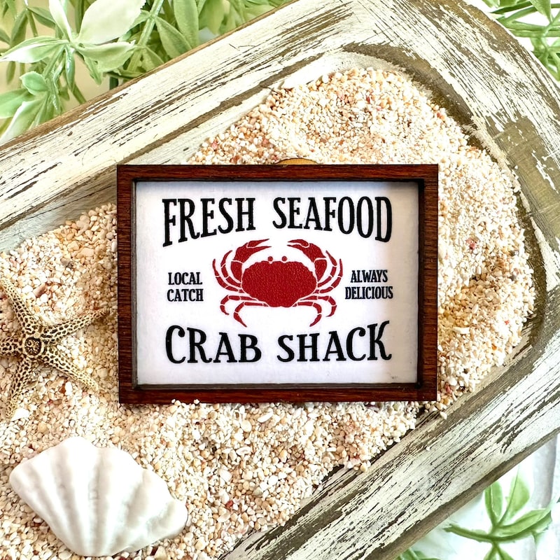 Crab Shack Sign - Etsy