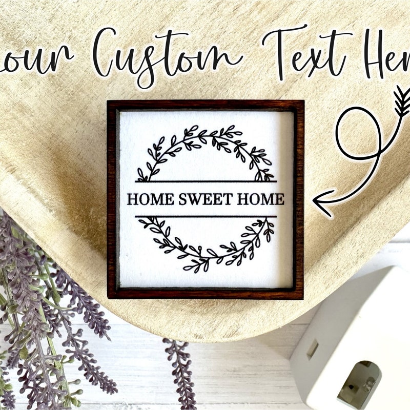 6x6 Wood Sign - Etsy
