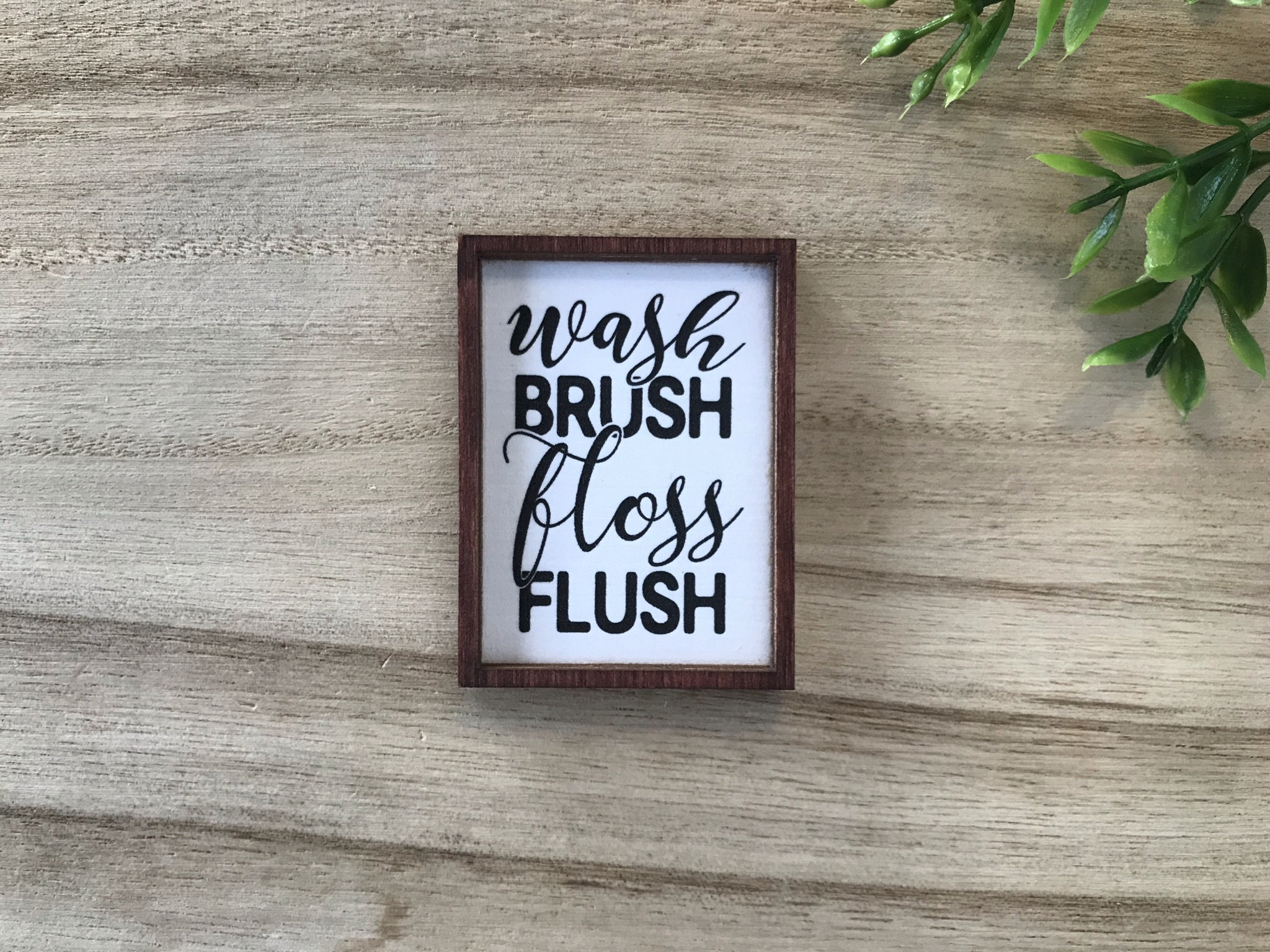 Wood Framed Miniature Sign | Tiered Tray Décor | Handmade in U.S.A ...