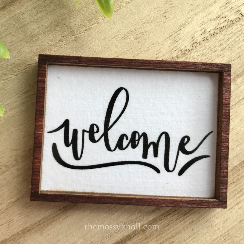 Mini Farmhouse Signs - Etsy