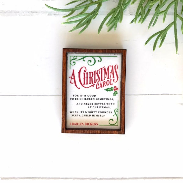 Christmas Carol Sign - Etsy