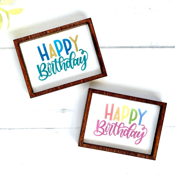 Handmade Happy Birthday Sign - Etsy