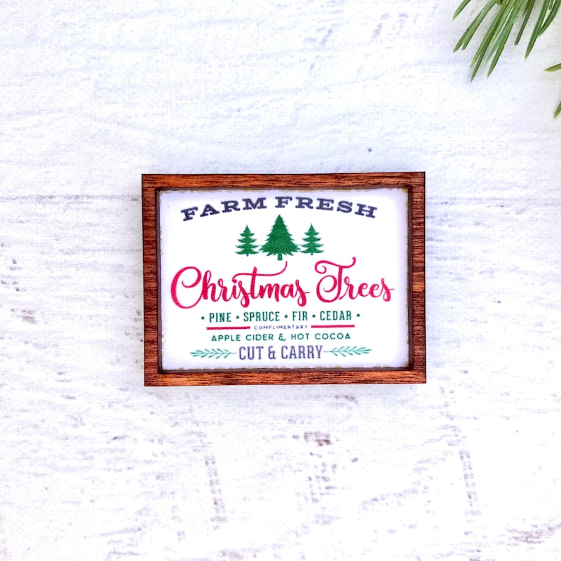 Tree Farm Sign - Etsy