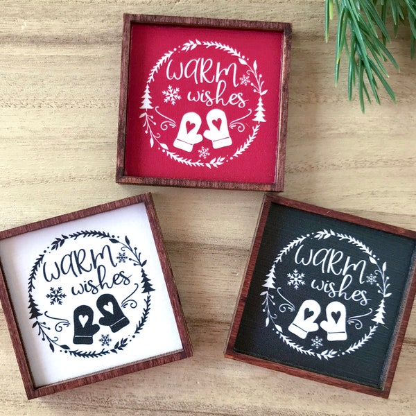 Mini Christmas Signs - Etsy