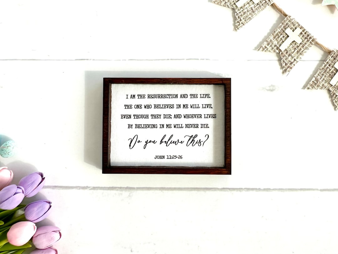 Wood Framed Miniature Sign | Farmhouse Type | Tiered Tray Décor ...