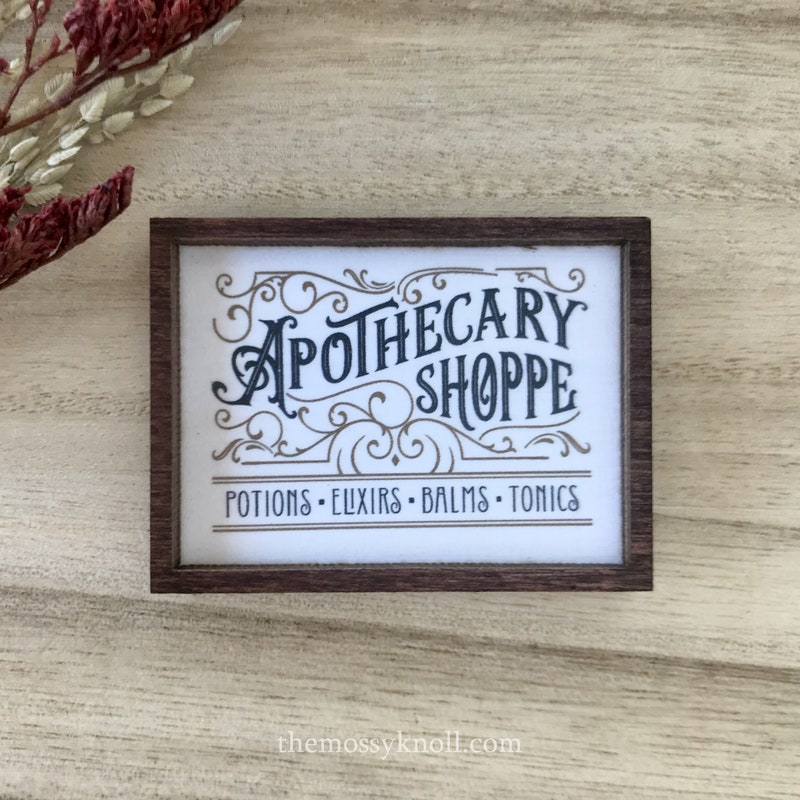 Apothecary Sign - Etsy