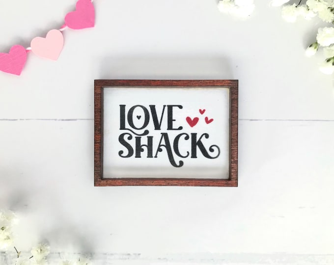 Personalised Love Nest Sign, Couple / Shack / Partner Love Plaque ...