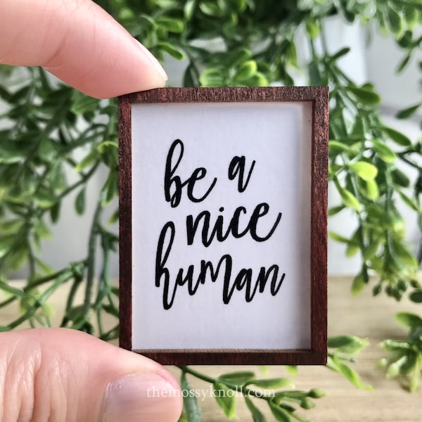 Mini Wood Sign - Etsy