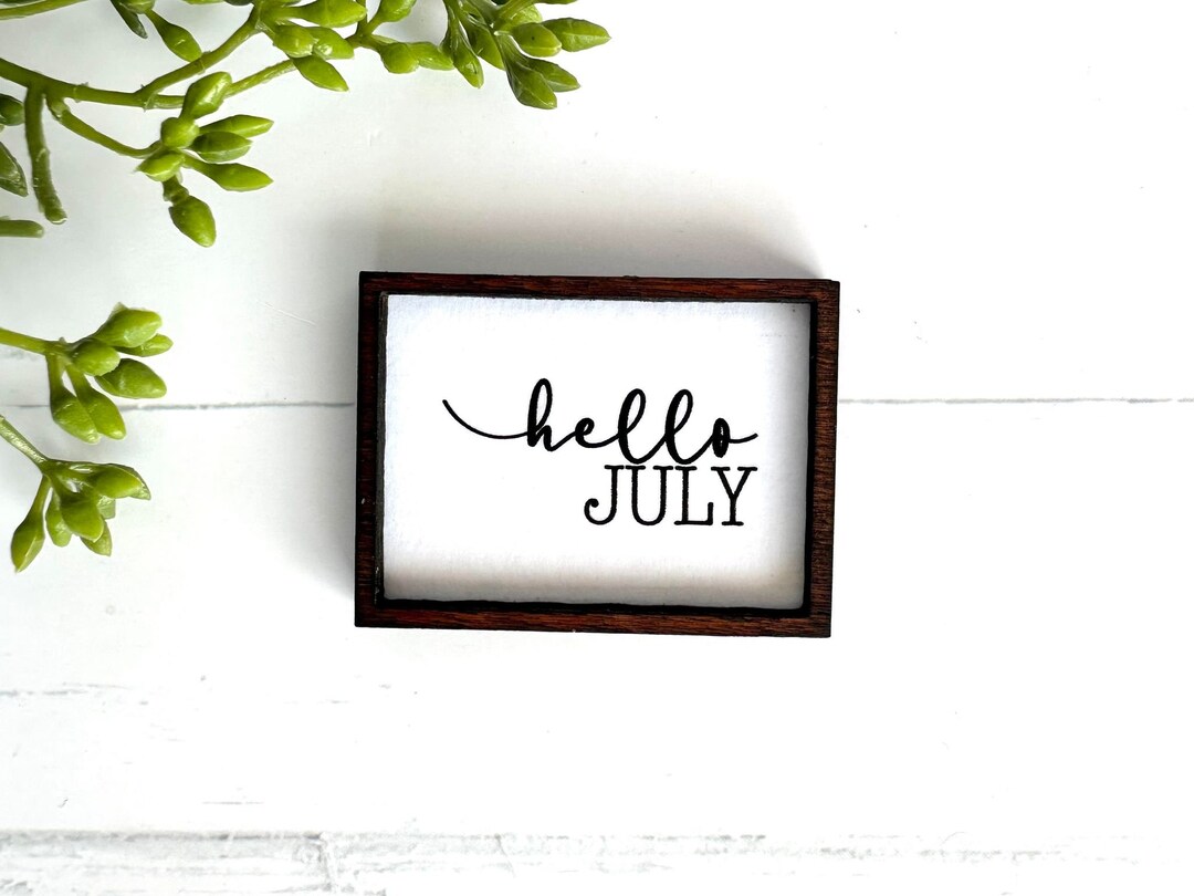Wood Framed Miniature Sign | Farmhouse Type | Tiered Tray Décor ...