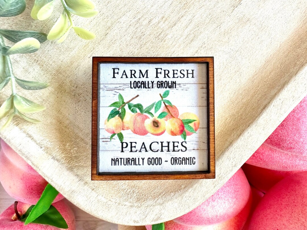 Wood Framed Miniature Sign | Farmhouse Type | Tiered Tray Décor ...