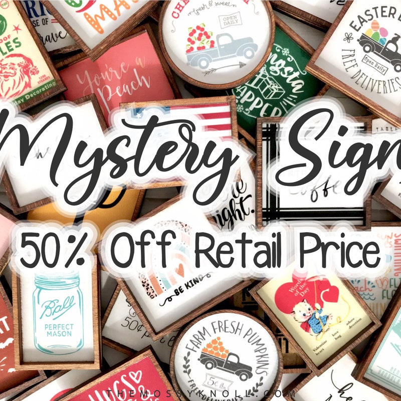 Mini Wood Sign - Etsy