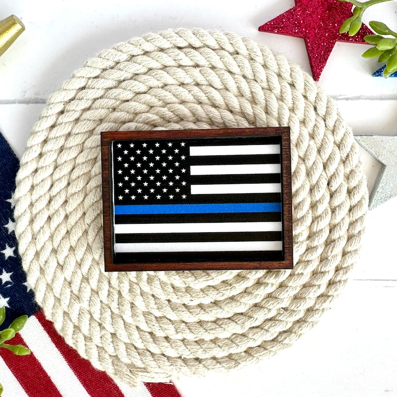 Thin Blue Line Decor - Etsy