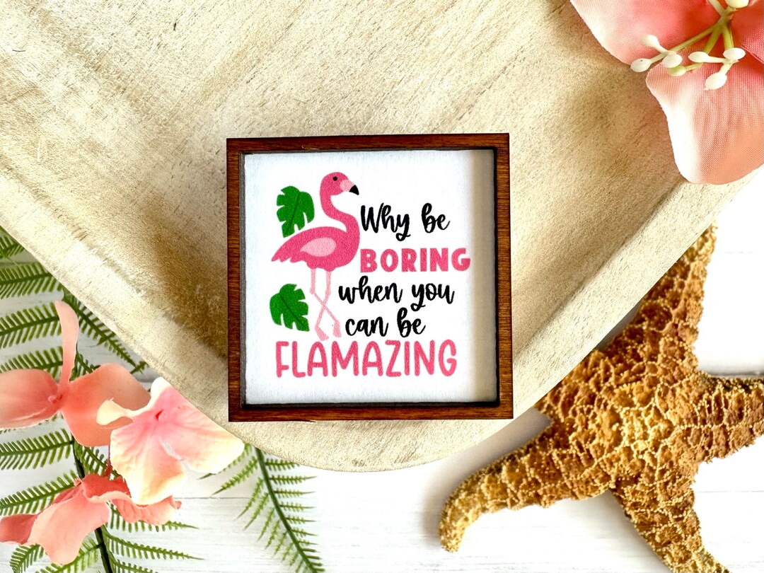 Wood Framed Miniature Sign | Farmhouse Type | Tiered Tray Décor ...